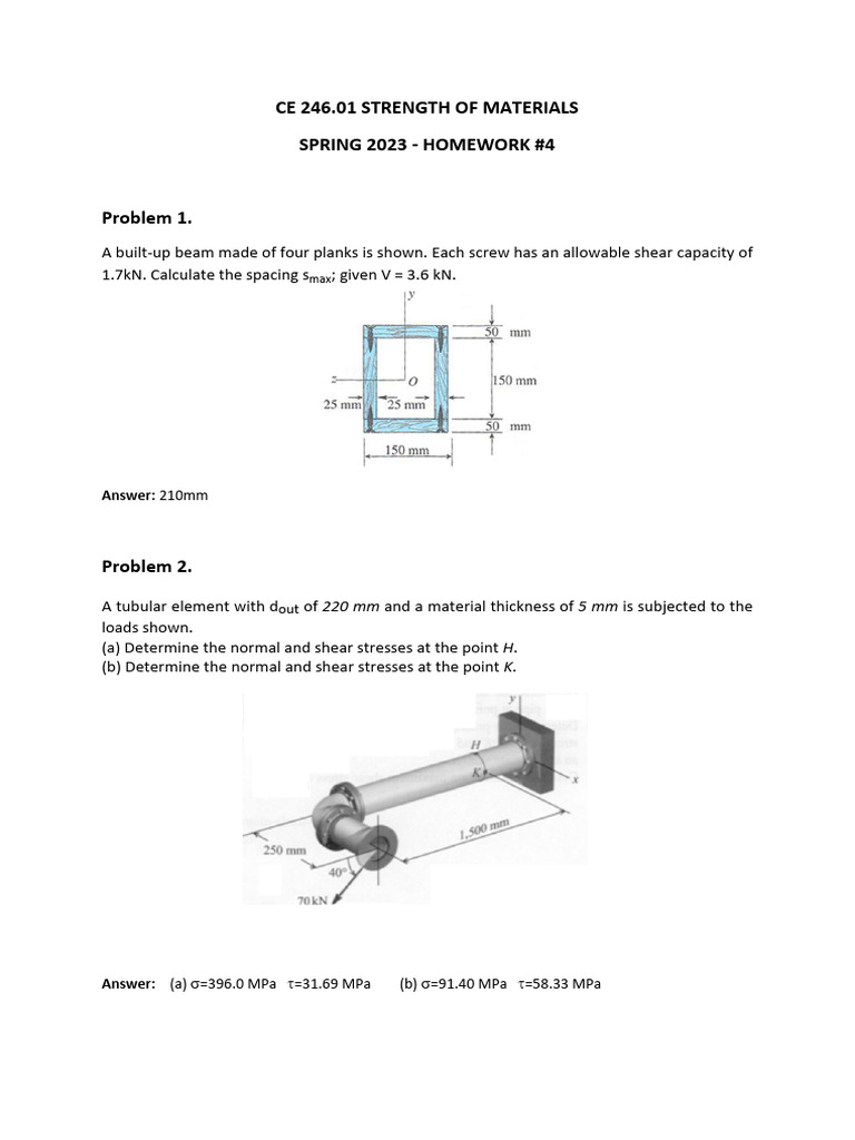 CE246hw4 S2023 | PDF | Teaching Methods & Materials