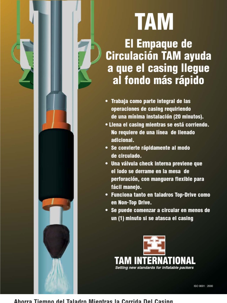 TAM CP Packer Inflable | PDF | Herramientas | Perforar