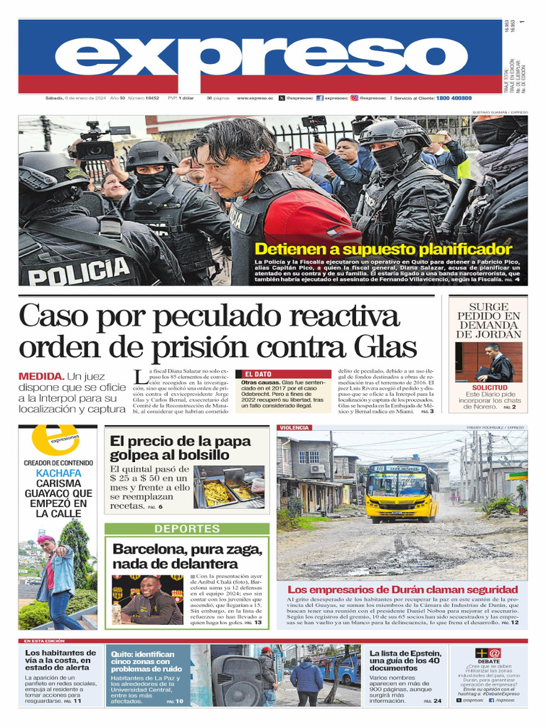 Expreso 06-01-2024 | PDF