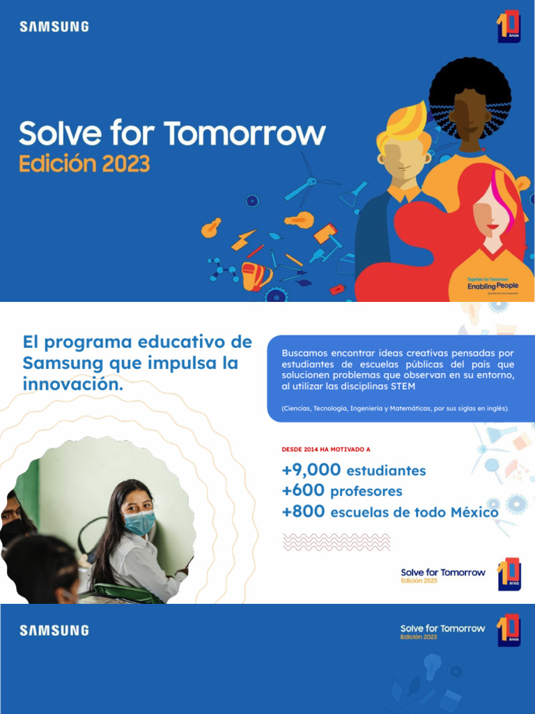 Convocatoria Solve For Tomorrow 2023 | PDF | Crecimiento personal y ...