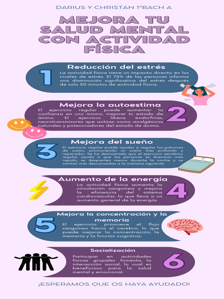 Actividad Física y Salud Mental | PDF | Relaciones personales, crianza ...
