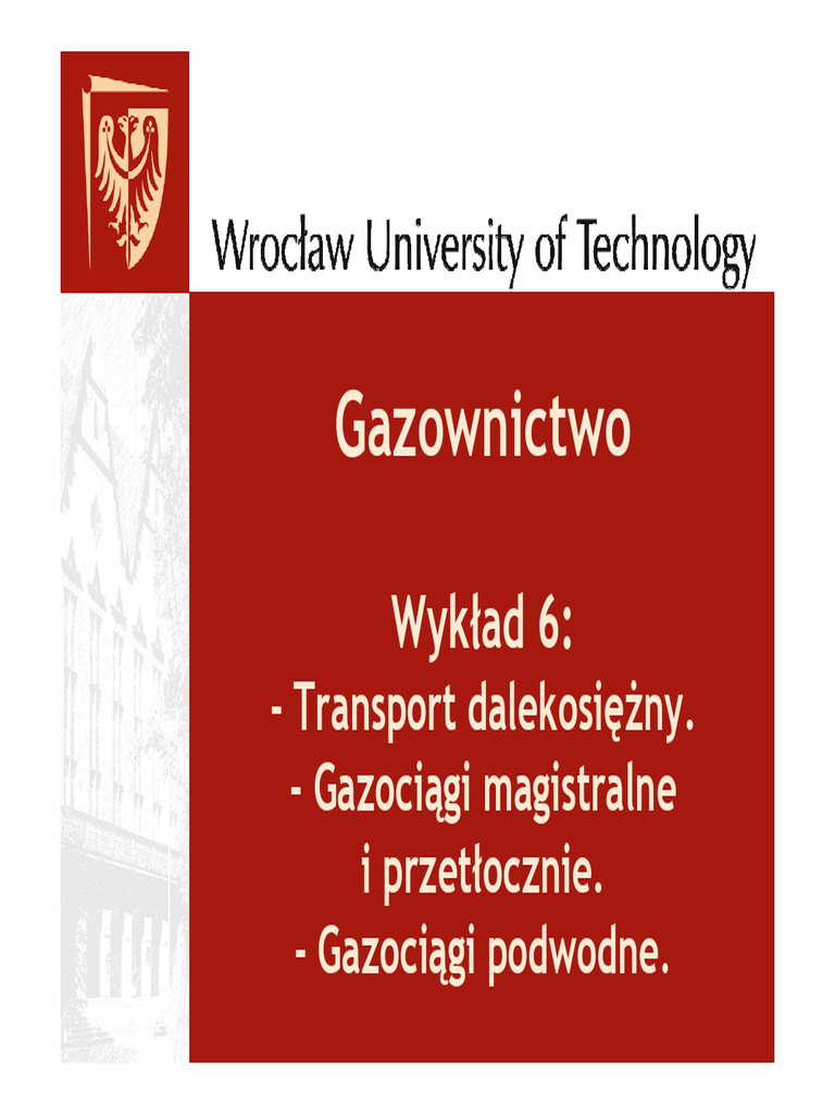 Gazownictwo - w06 | PDF