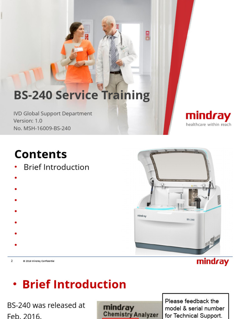 BS-240 - Service Training - V1.0 - EN | PDF | Optics | Electrical Engineering