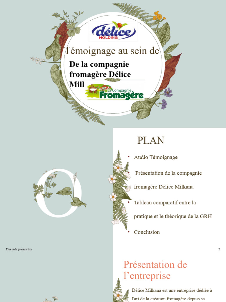 Présentation GRH-Delice | PDF