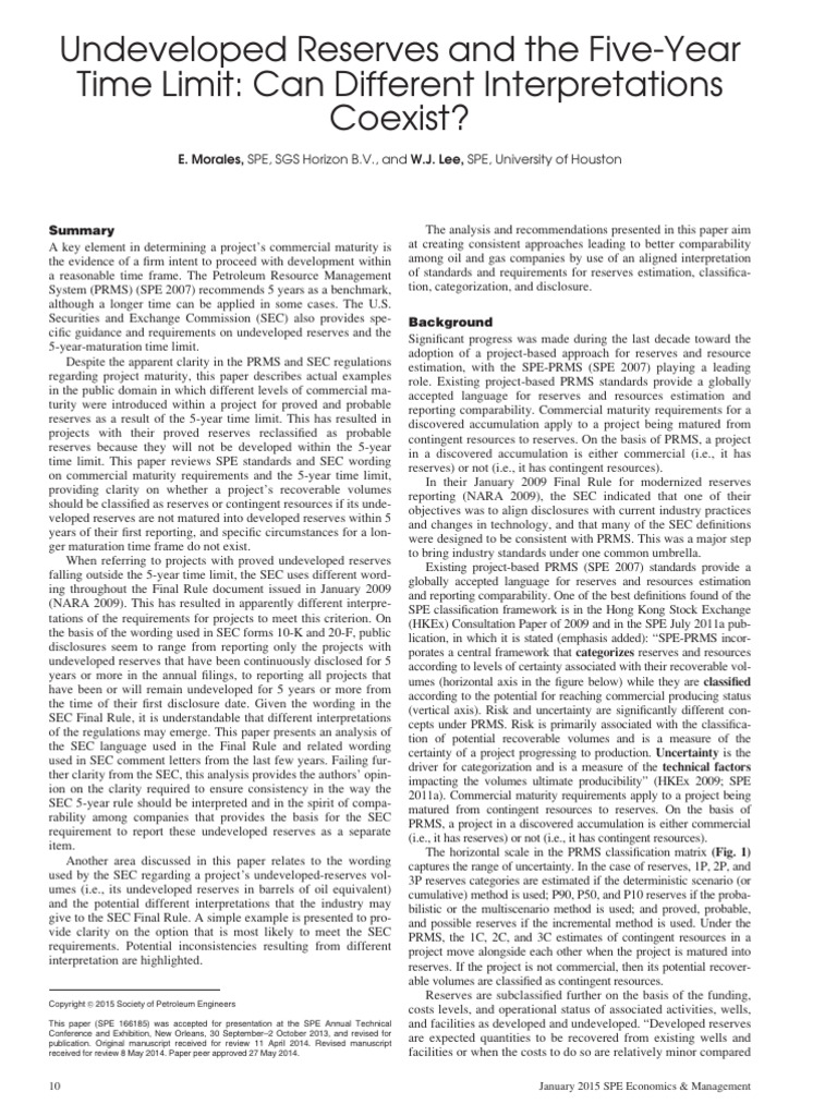 Five Year Rule | PDF