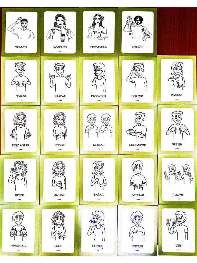 4 Estaciones y Verbos | PDF