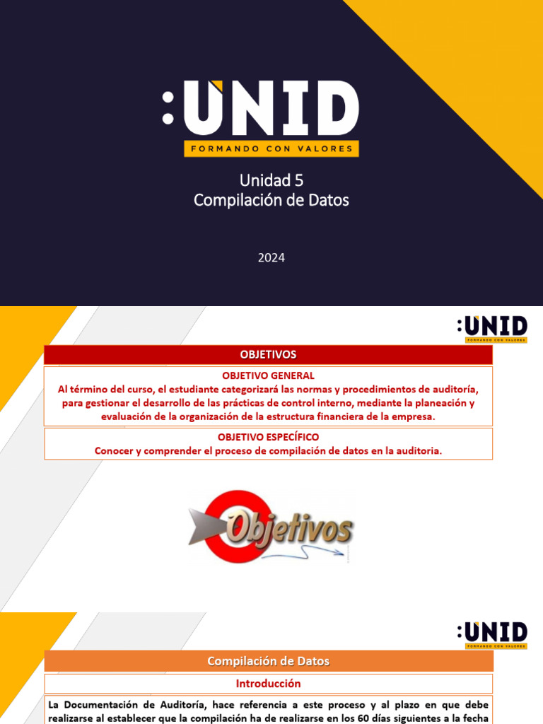 Unidad 5a Compilación de Datos | PDF | Auditoría | Contralor
