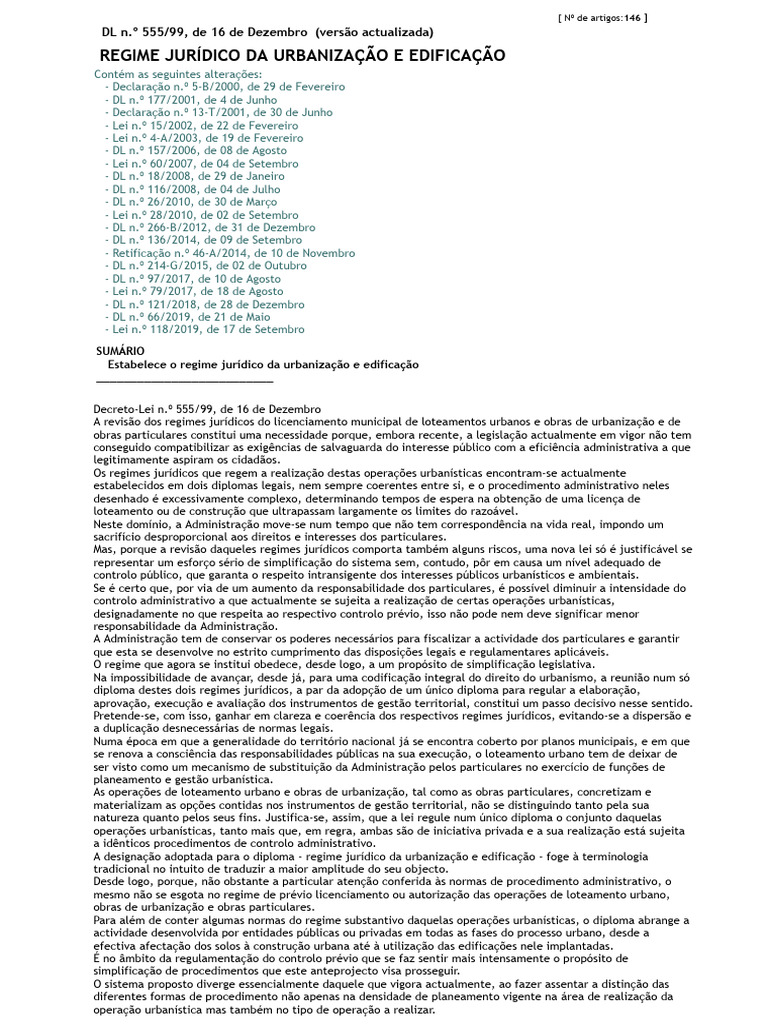 DL N.º 555 - 99 | PDF