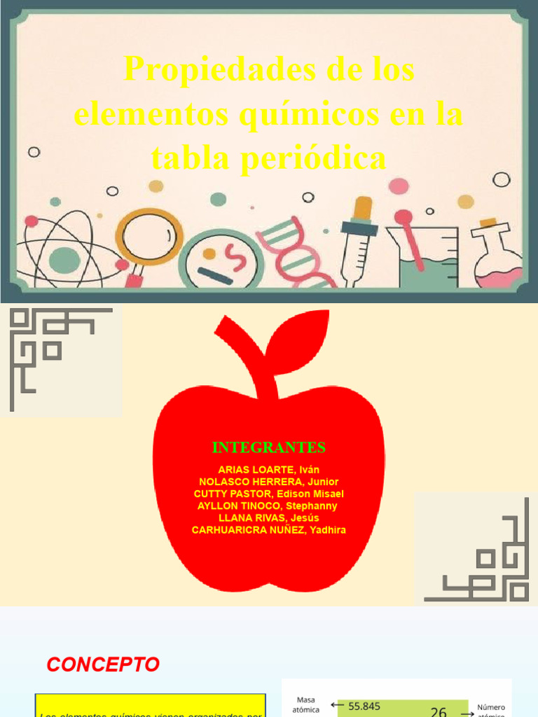 Quimica General Propiedades | PDF | Átomos | Tabla periódica