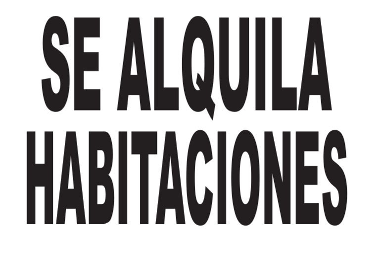 Se Alquila Habitaciones | PDF