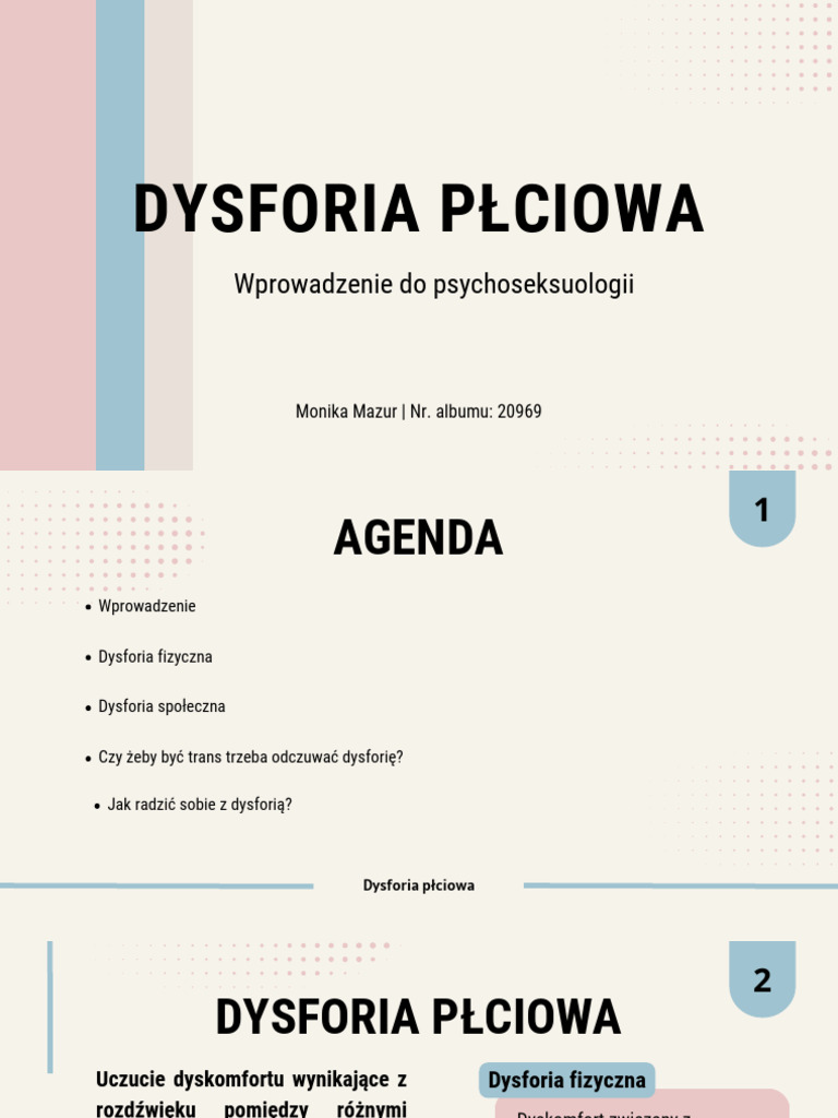 Dysforia Płciowa | PDF
