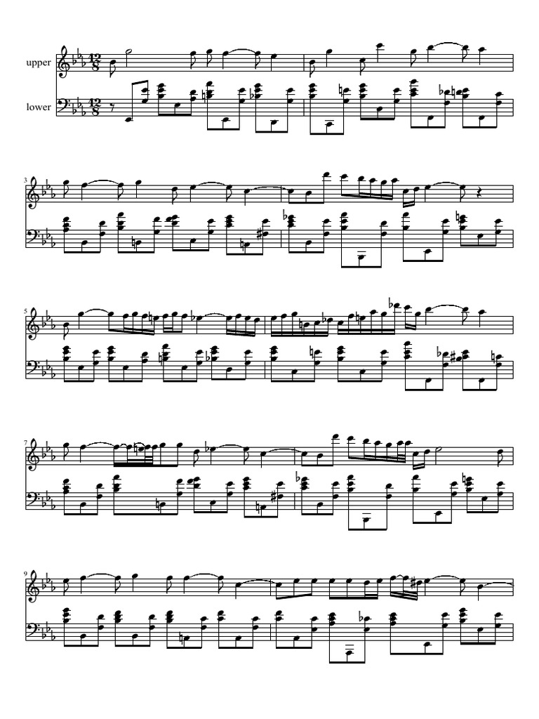 Chopin Nocture Opus 9 Number2 | PDF