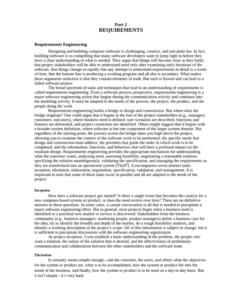 Module SIA01 System Integration and Architecture Part 2 Requirements | PDF | Specification ...