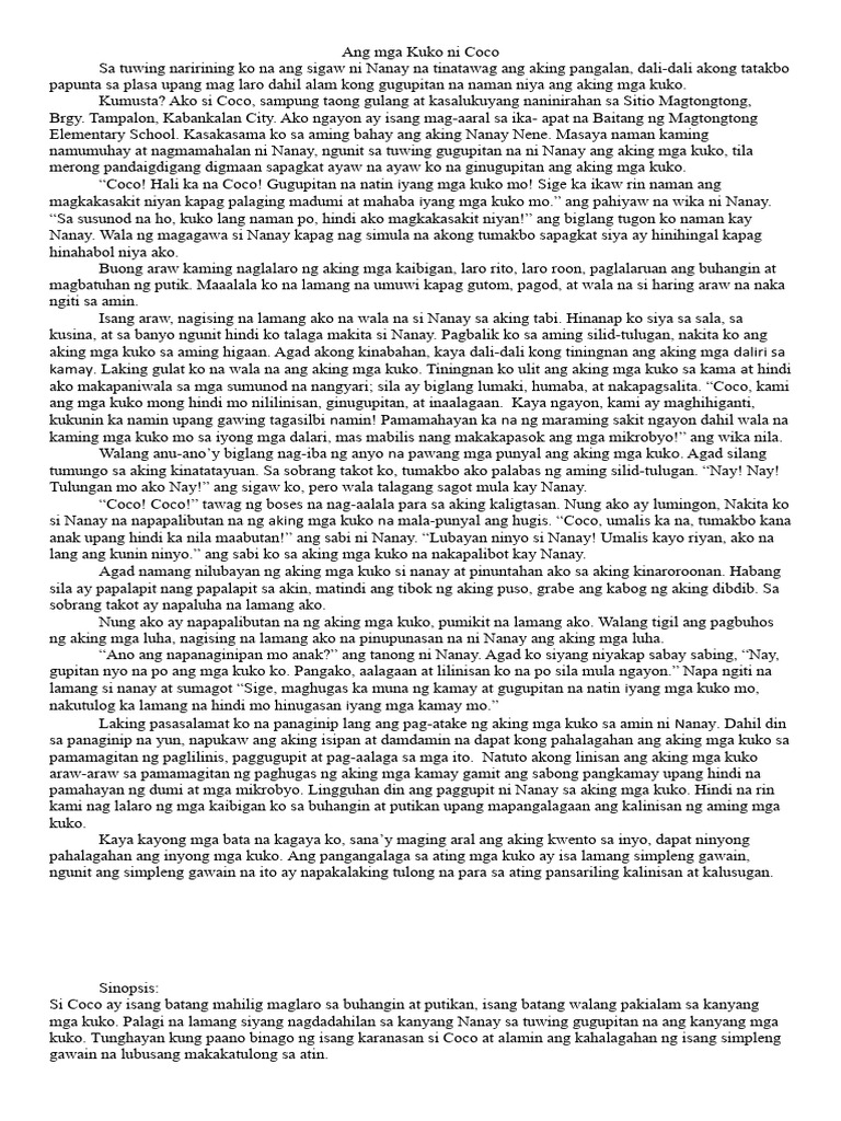 Ang Mga Kuko Ni Coco | PDF