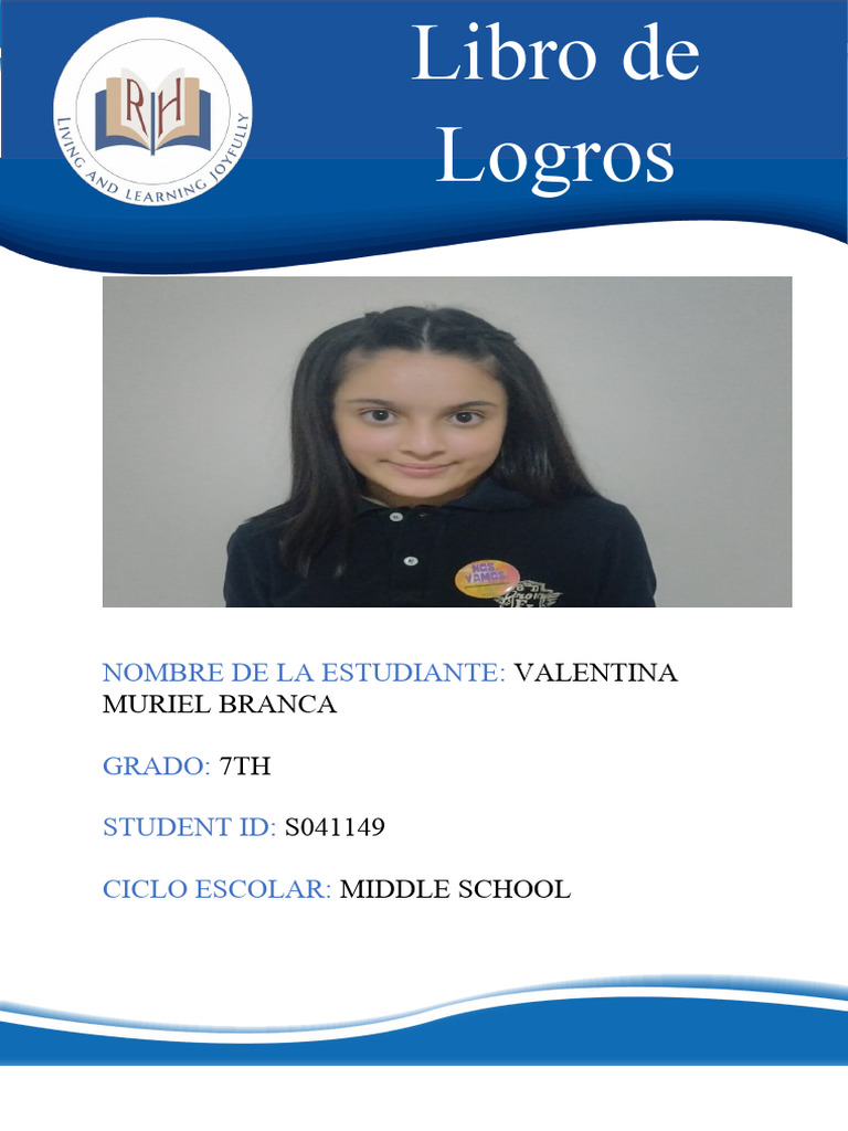 Logros Académicos de Valentina Muriel | PDF | Ciencias sociales ...