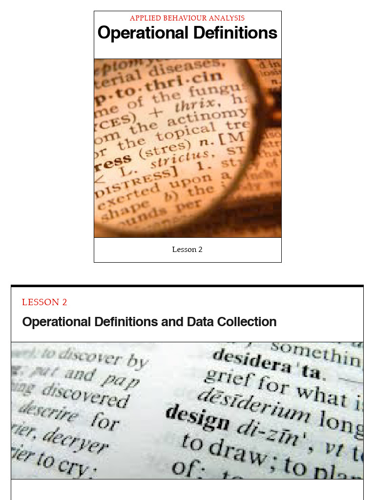 2-Operational Definitions and Data Collection-3 | PDF | Percentage ...