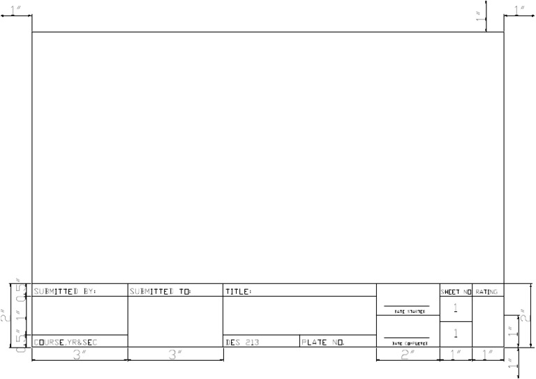 A3 Title Block Des | PDF