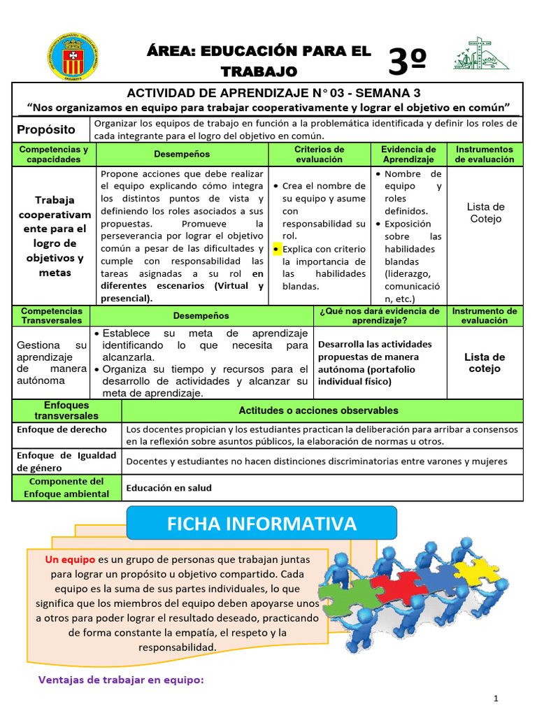 Ept3° Fi1 Aa3 | PDF | Evaluación | Marketing