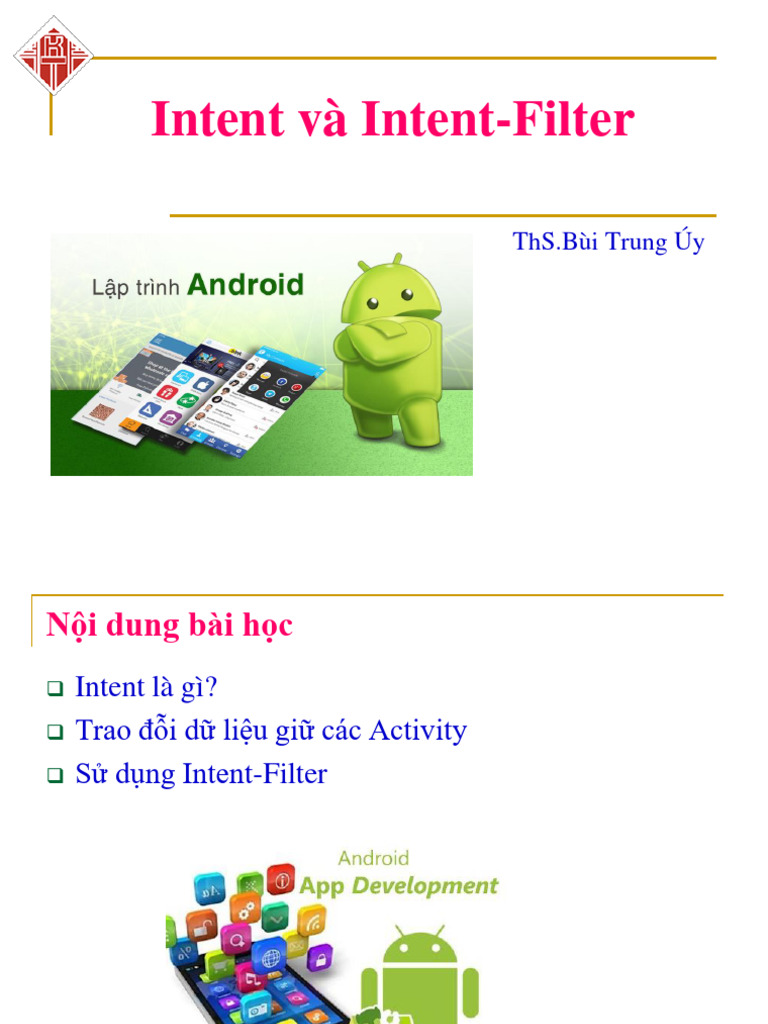 P6lap Trinh Androidintent and Intent Filter 2022 | PDF