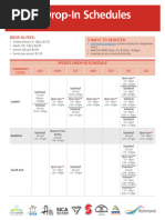 U14 Girls OBL Schedule & Results 2025 | PDF