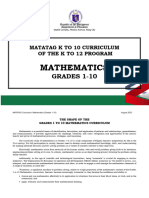 Matatag Curriculum Guide For Grade 1 10 Mathemathics | PDF | Learning ...