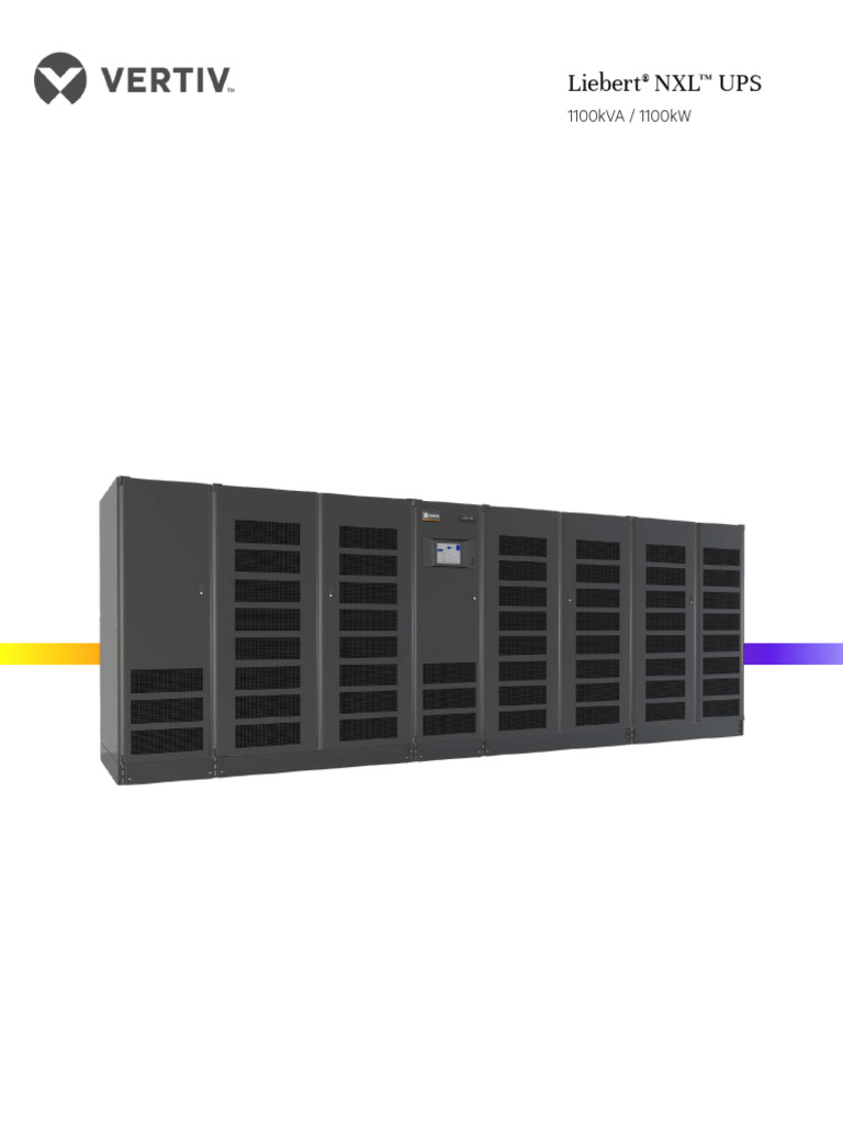 Liebert NXL 1100kva SL 30610 SP | PDF | Fonte de energia | Engenharia ...