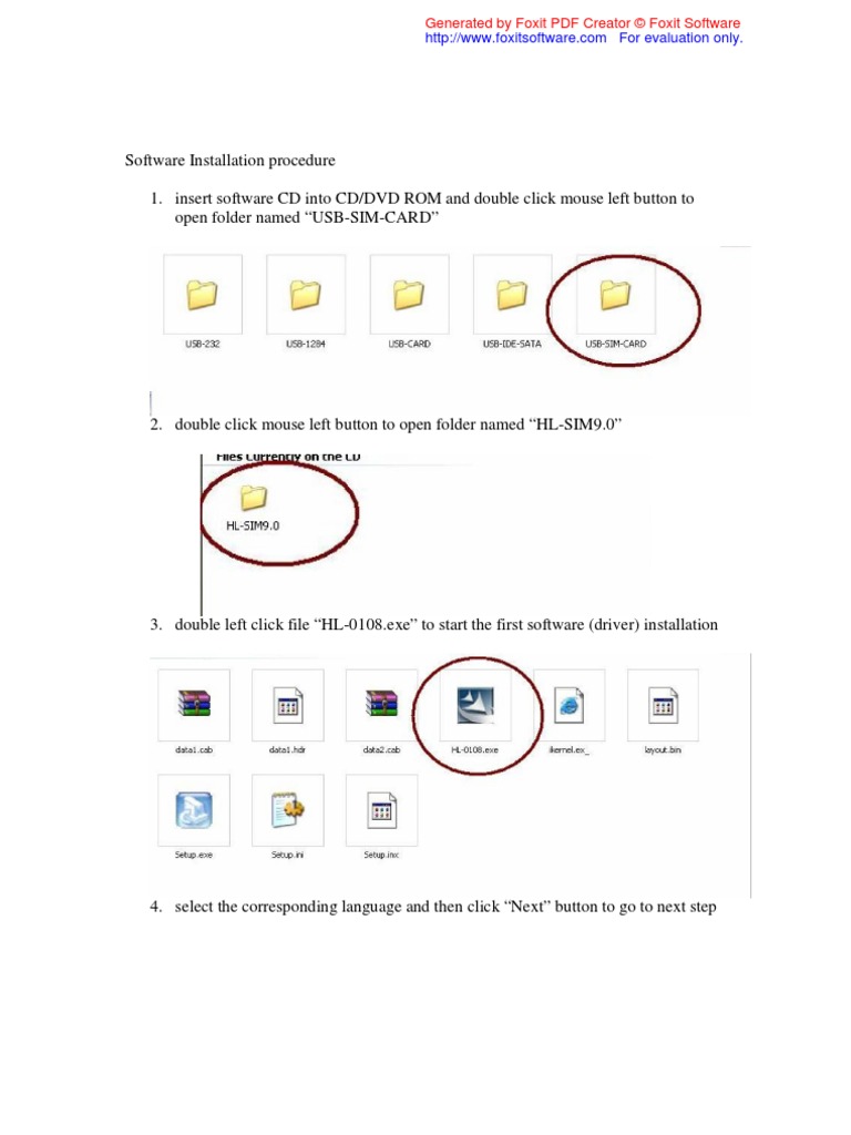 SIM READER Installation | PDF | Software | System Software