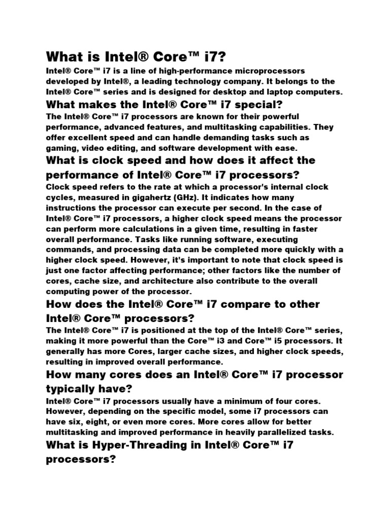 8 Computer System | PDF | Central Processing Unit | Multi Core Processor