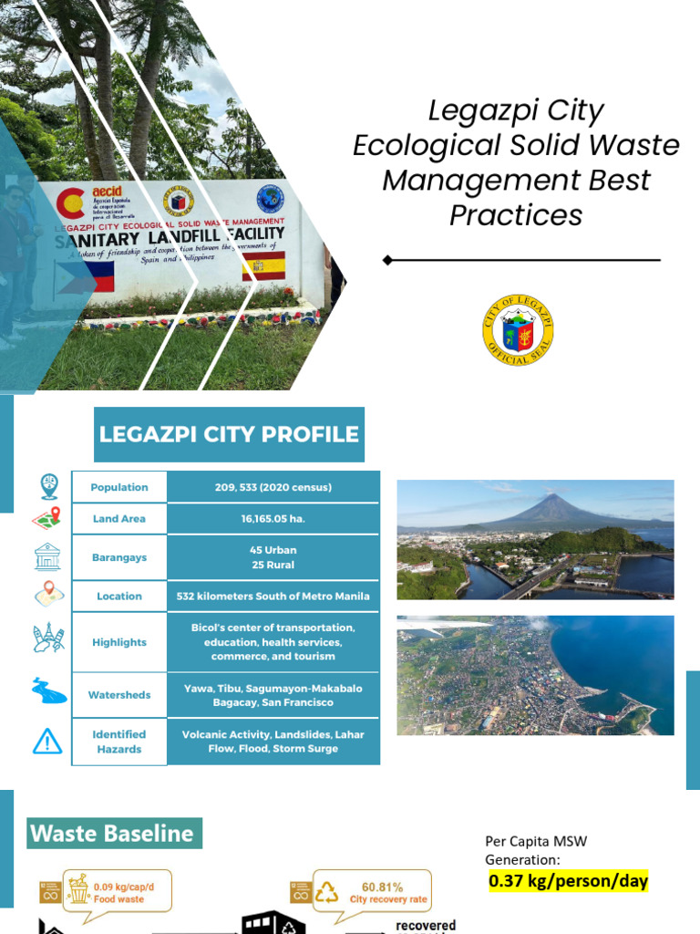 Legazpi ESWM Presentation_CCC | PDF | Municipal Solid Waste | Waste ...