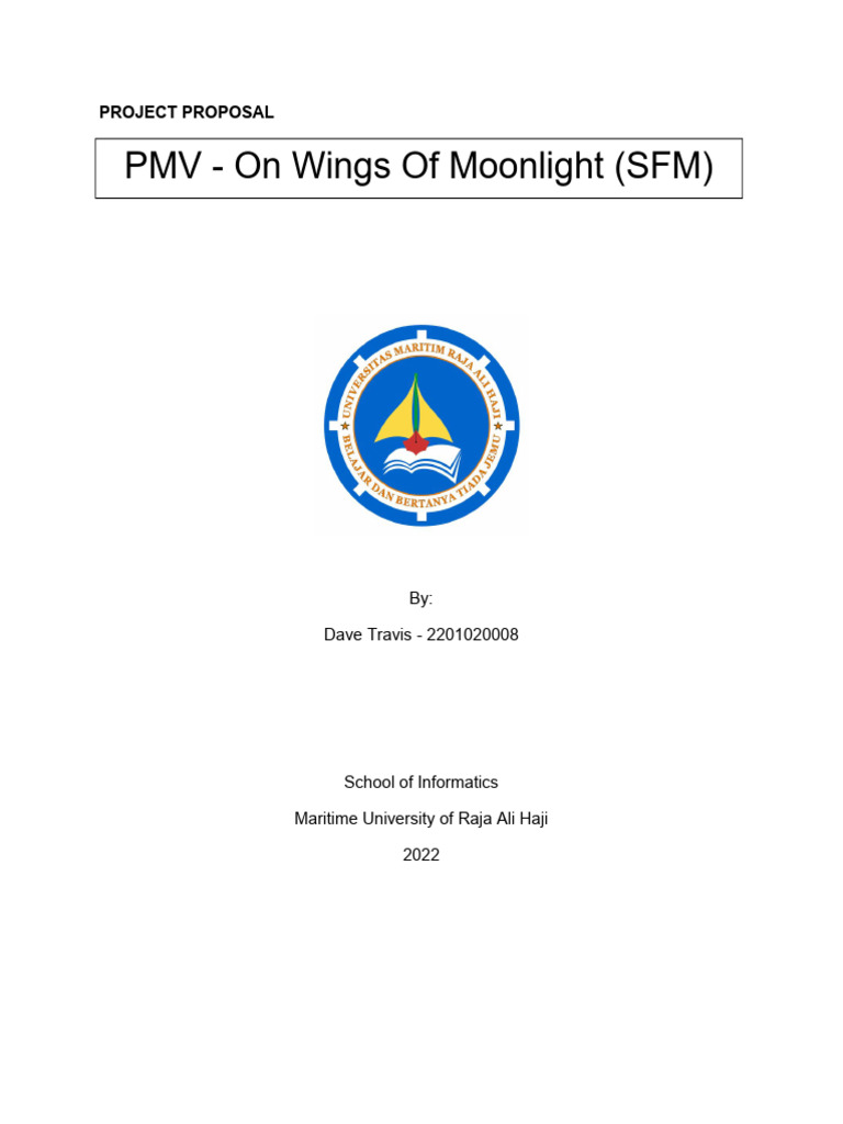 Animation Project Proposal - Wings of Moonlight | PDF