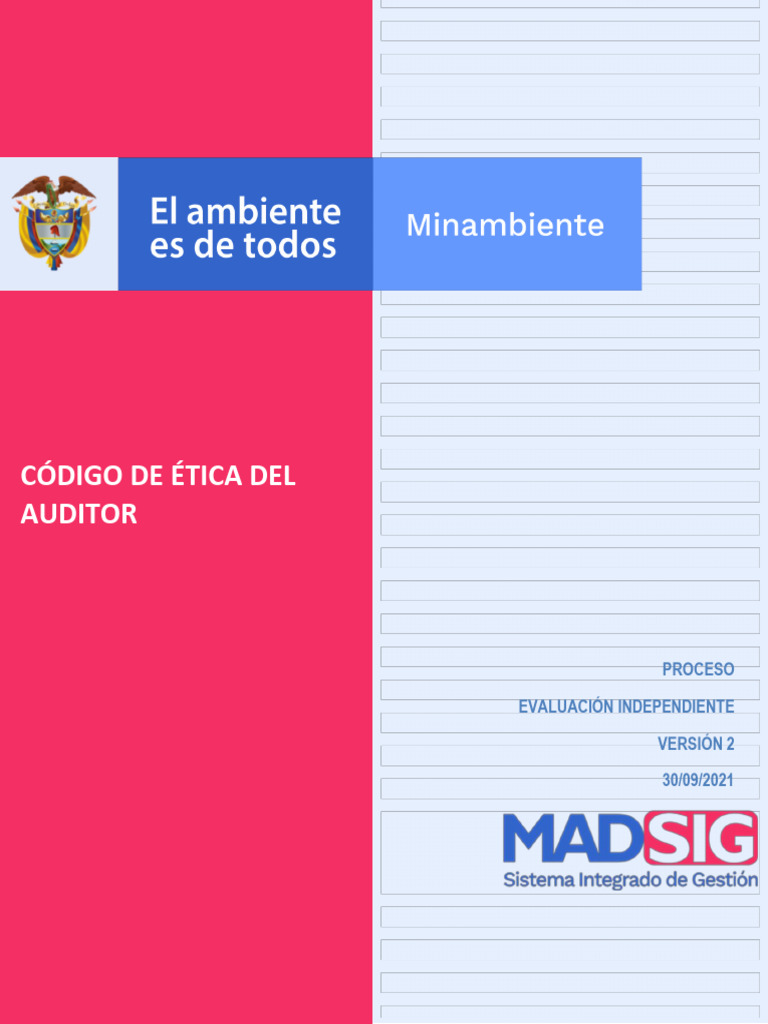 Guia Codigo de Etica Del Auditor Interno | PDF