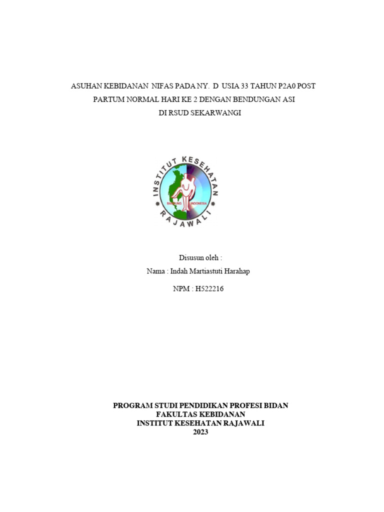 LK New 1 PNC Indah Martiastuti Harahap 2 | PDF | Pengembangan Diri | Kesehatan Holistik