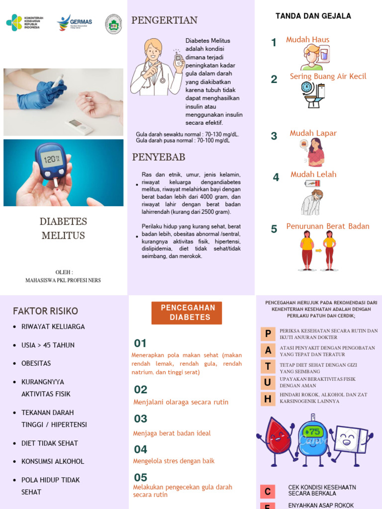 Diabeter Mellitus Leaflet Fix | PDF