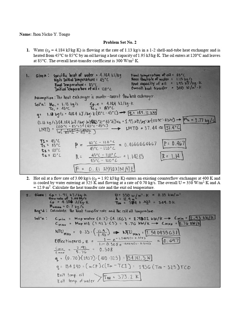 Tongo, Jhon Nicko - Problem Set No. 2 | PDF