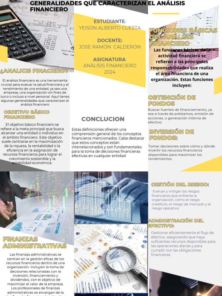 Folleto Brochure de Servicios Empresa Profesional Amarillo | PDF