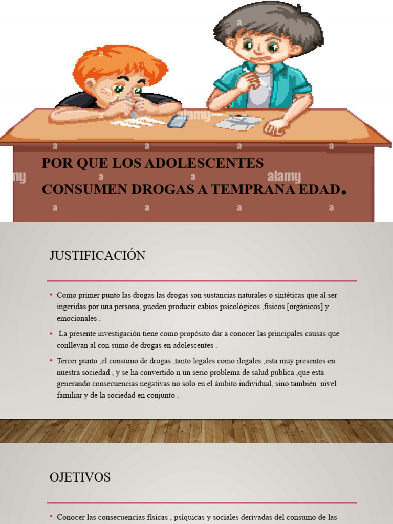 Por Que Los Adolescentes Consumen Drogas A Temprana Pdf