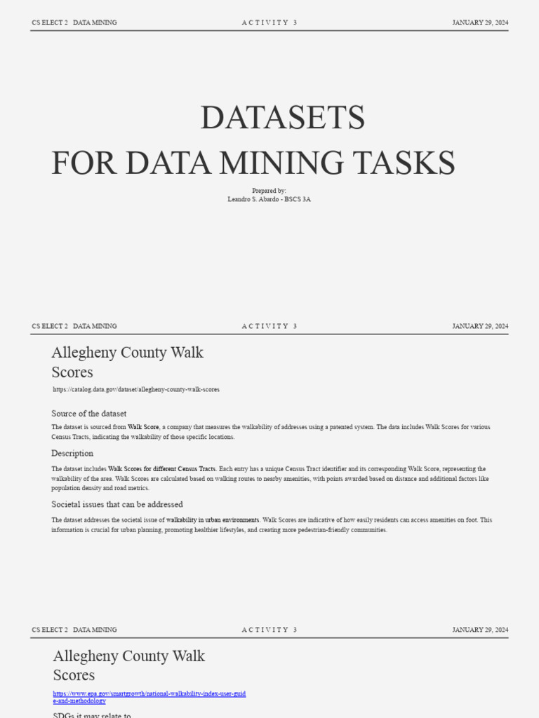 Data Mining for Urban Insights | PDF | Computers