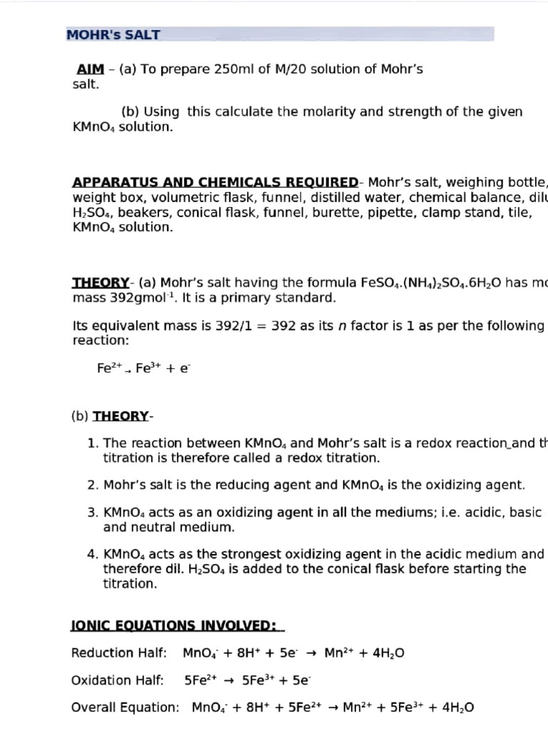 Titration | PDF | Teaching Methods & Materials | Science & Mathematics