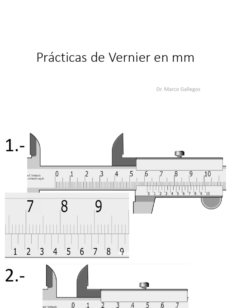 Práctica3 - Mediciones Con Vernier | PDF