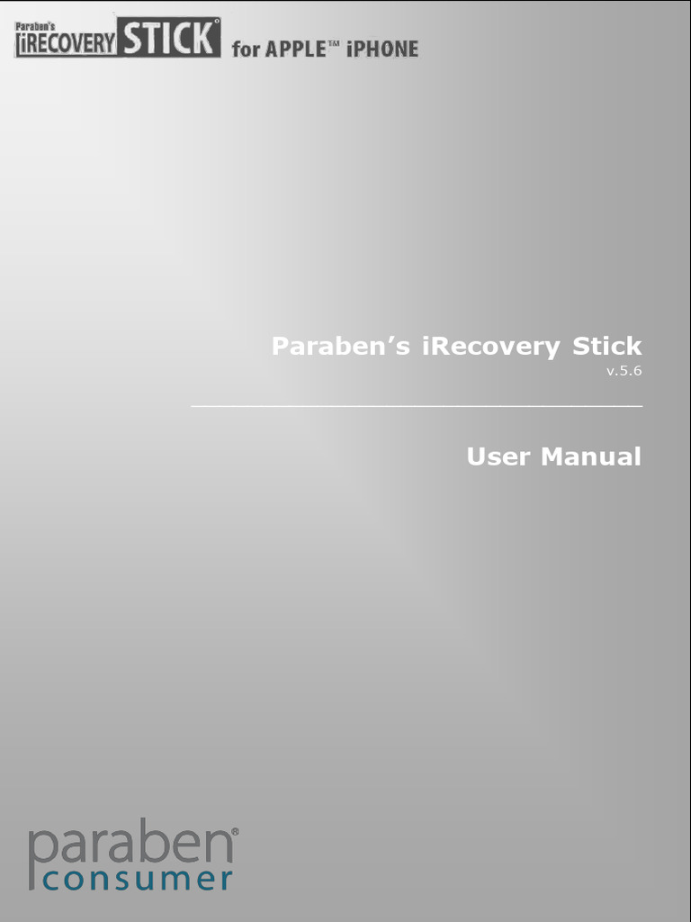 Irecovery Stick | PDF | Ios | I Tunes