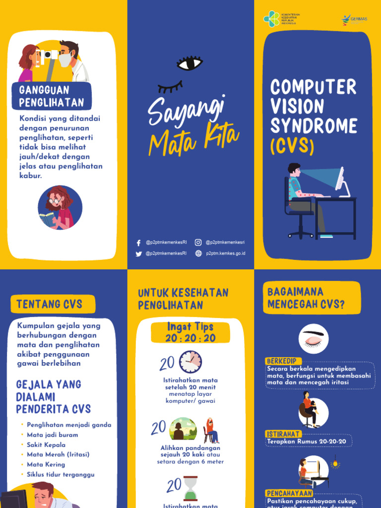 HIRES Leaflet A4 Gangguan Penglihatan | PDF