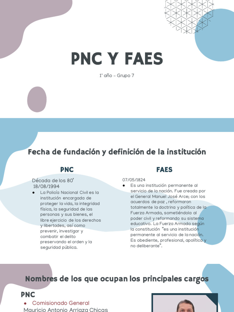 PNCC | PDF | Policía | Gobierno
