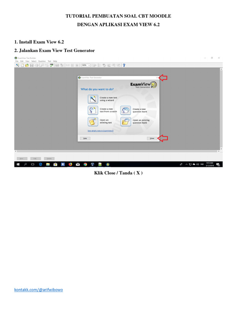 Tutorial Pembuatan Soal CBT Moodle | PDF | Bisnis