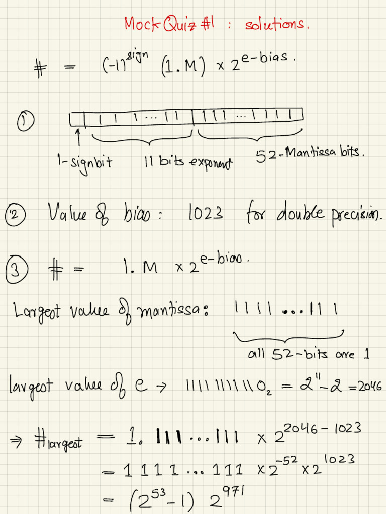 Sol. Mock Quiz 1 | Download Free PDF | Arithmetic | Theory Of Computation