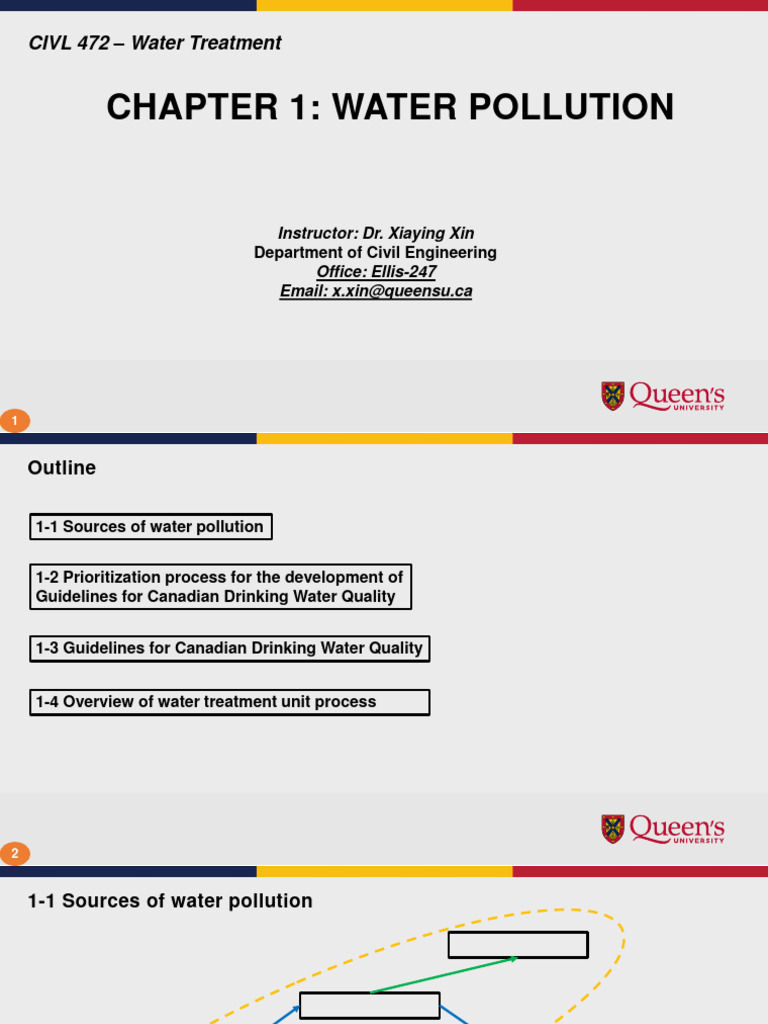 Chapter 1 Water Pollution - incomplete | PDF | Water Pollution ...