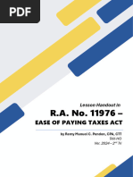 EOPT Act: Effectivity and Key Features | PDF | Value Added Tax | Taxes