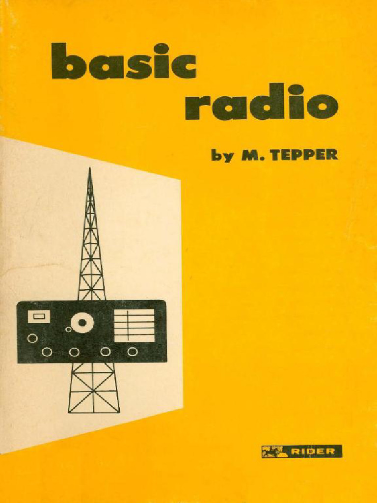 Basic Radio Vol 1 - A Rider 1961 | PDF