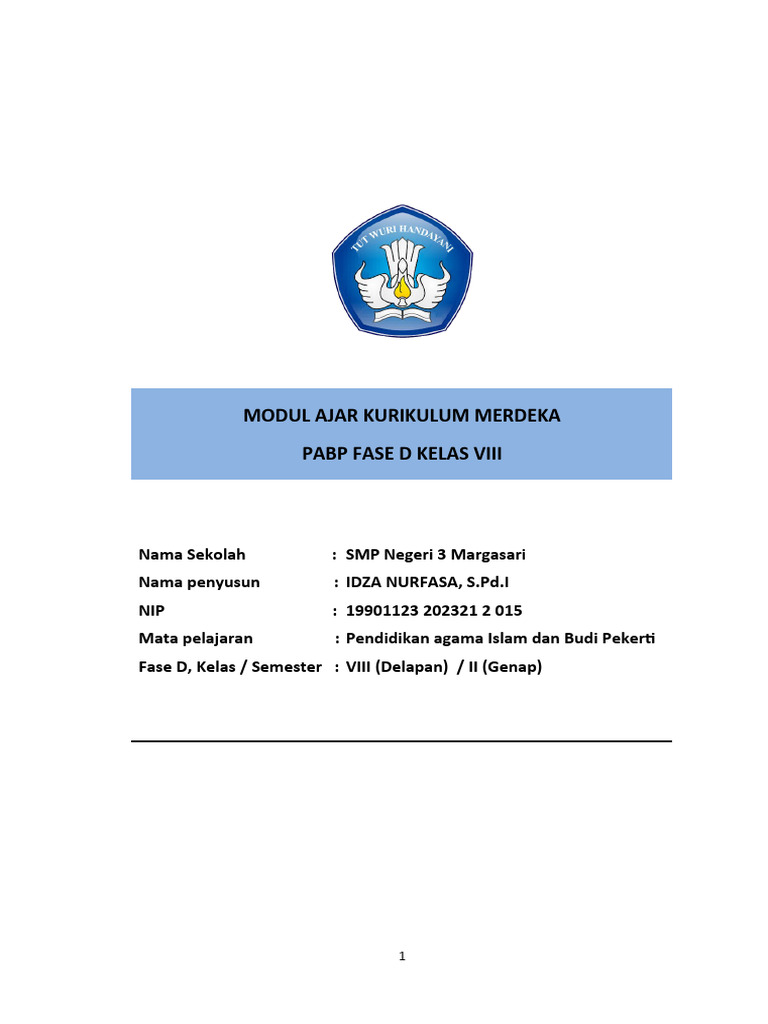 Modul Ajar BAB 6 - Ok | PDF