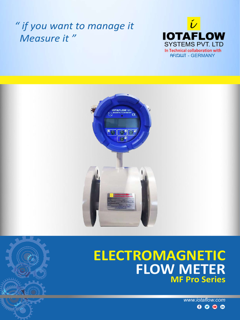 Electromagnetic Flow Meter - Latest | PDF