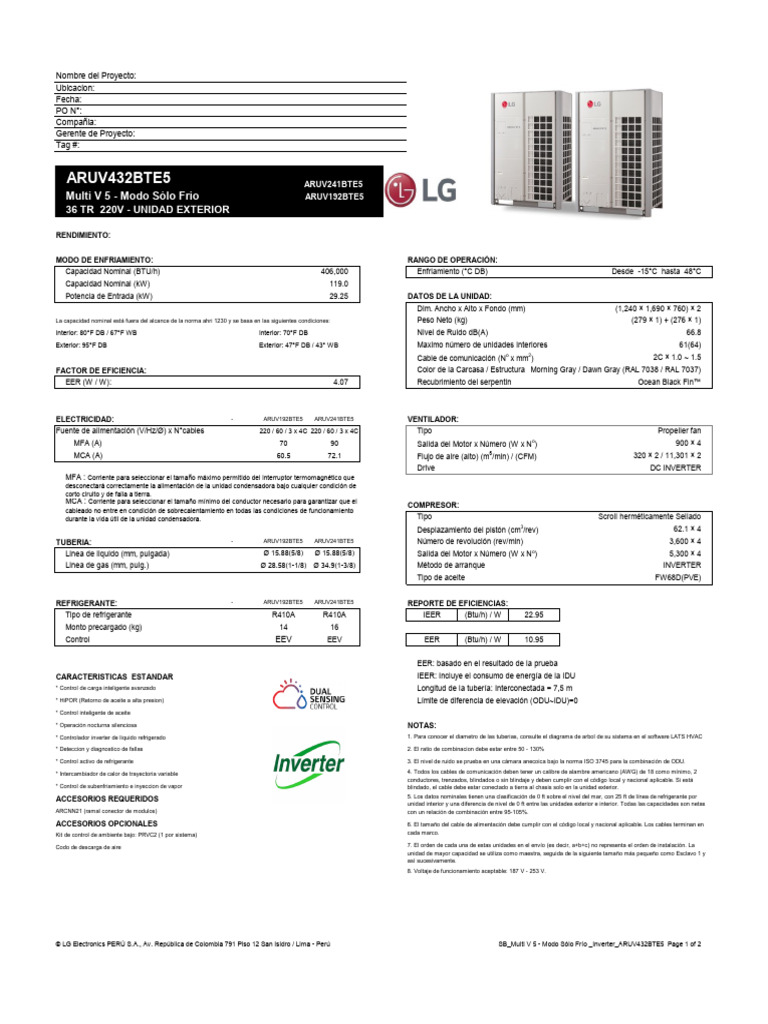 ARUV432BTE5 | PDF